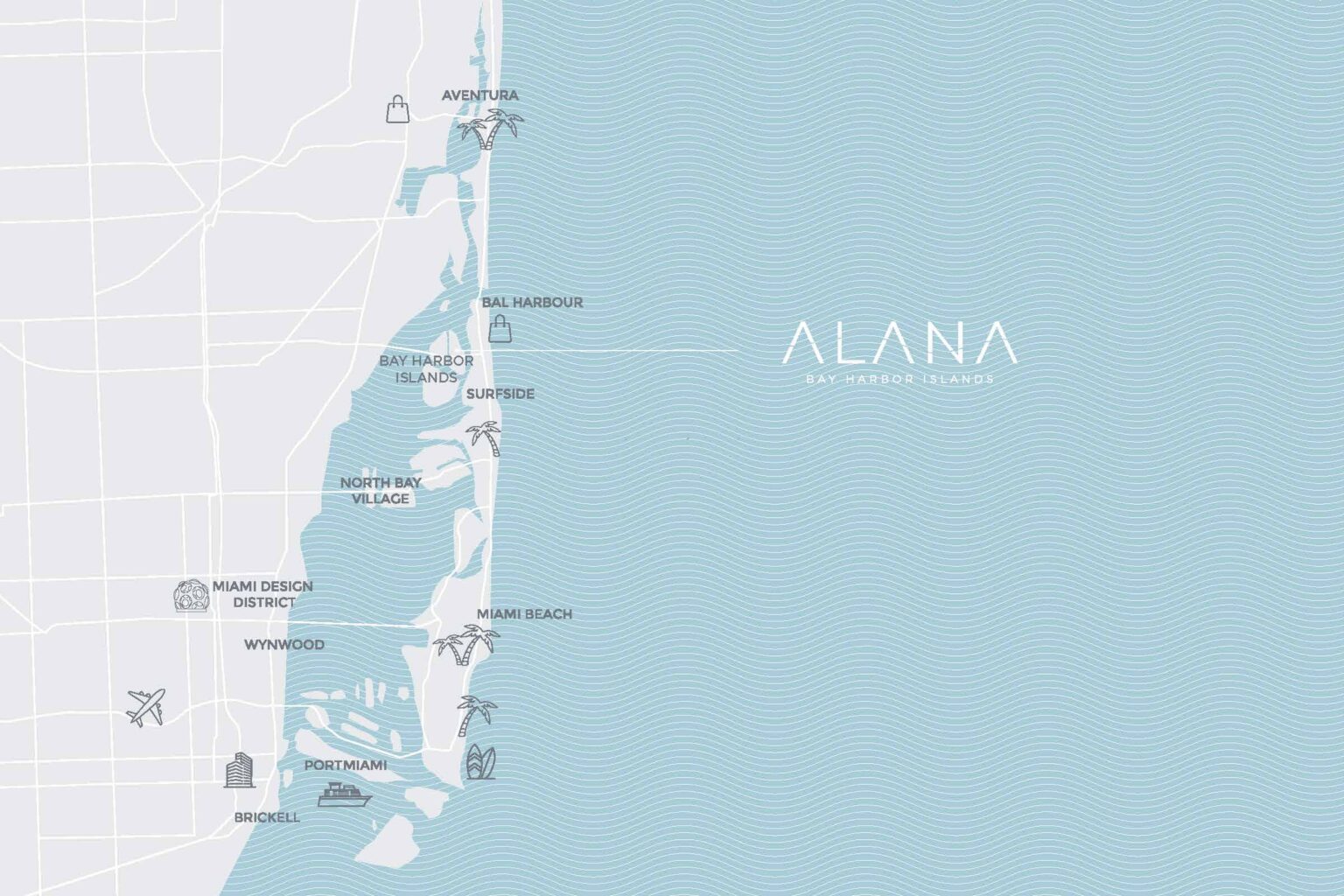 Ubicación - Alana Bay Harbor Islands